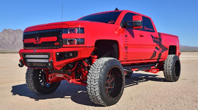 truck guru sema builds renderings red rbp mcgaughys lift kit chevy 2500 ...