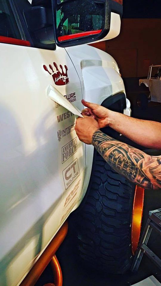 truck guru working on sema build duramax - TruckGuru